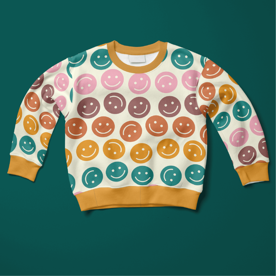 Bio Jersey Smile Smileys - Die kleine Stoffmaus